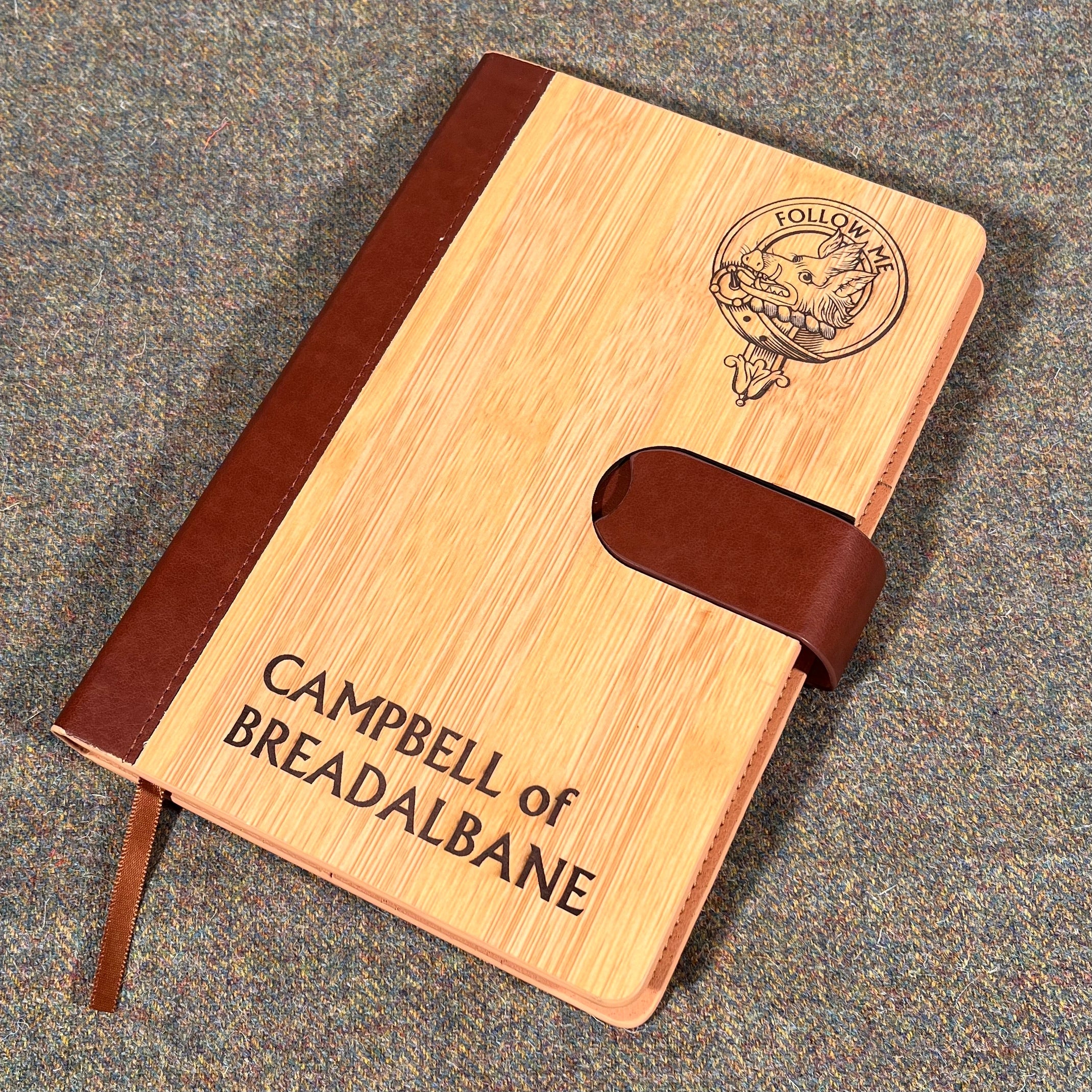 Campbell of Breadalbane Luxury Bamboo Covered Notebook