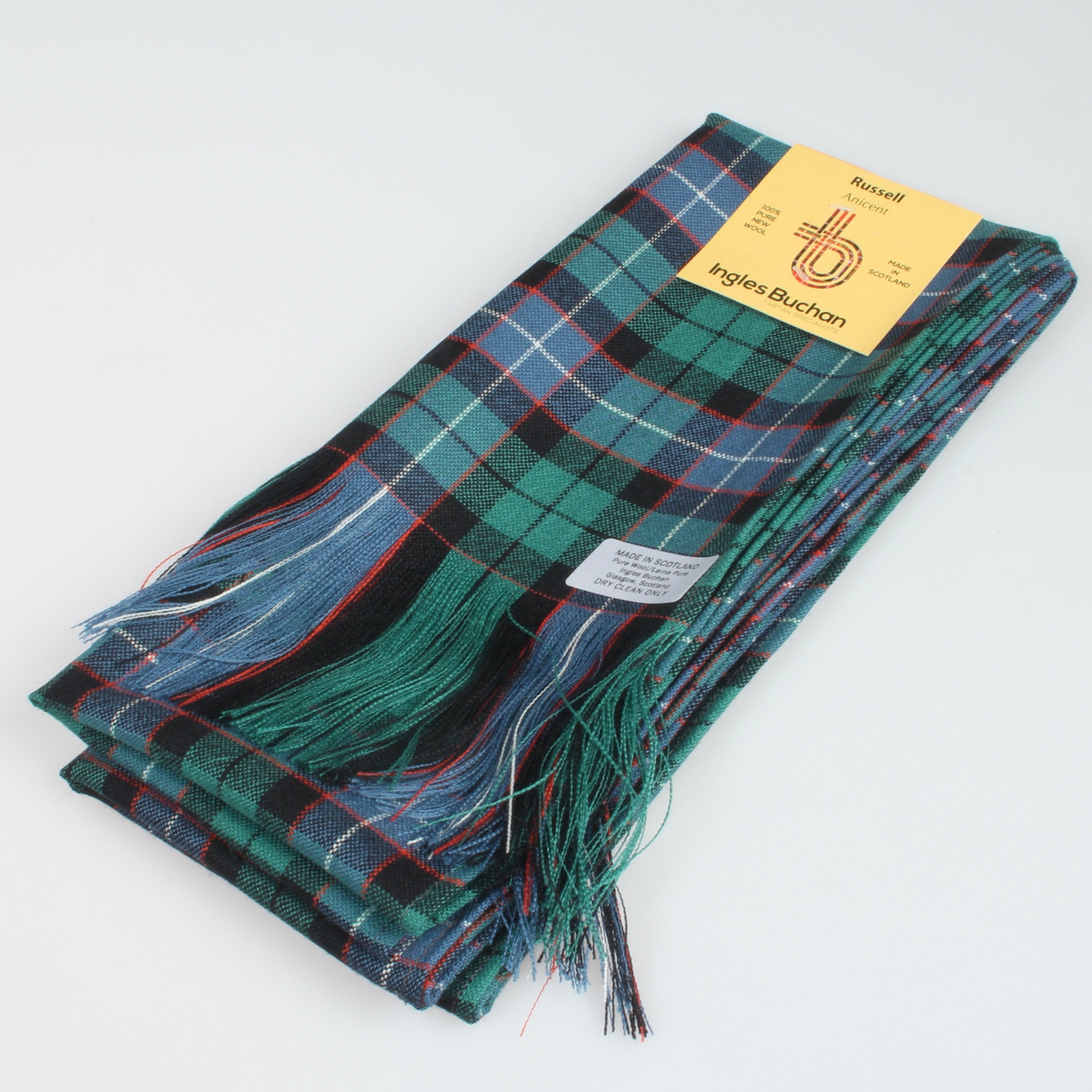 Russell Ancient Tartan Full Length Wool Sash