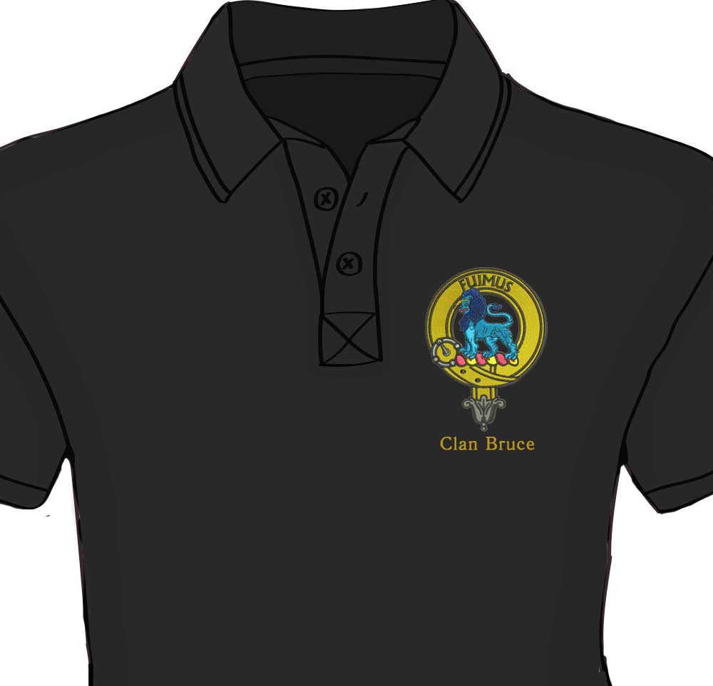 Bruce Clan Crest Polo Shirt