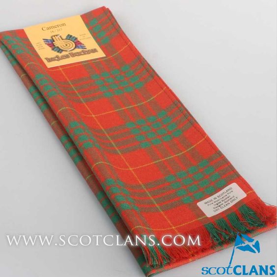 Cameron Tartan Wool Scarf