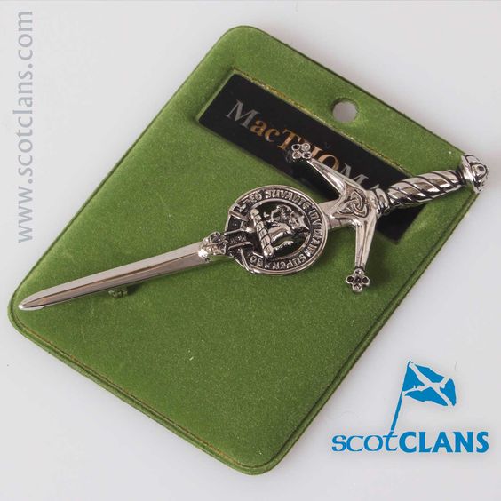 MacThomas Clan Crest Kilt Pin