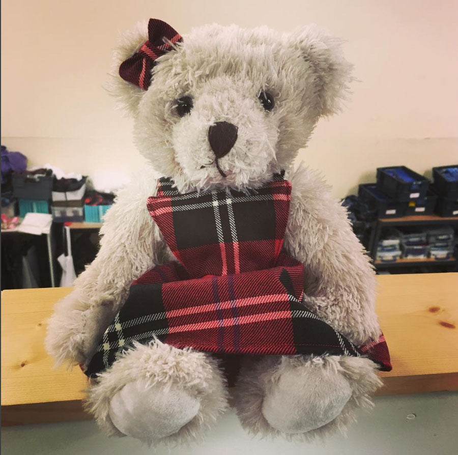Wee Morag Ancestral Bear in Ramsay Red Tartan